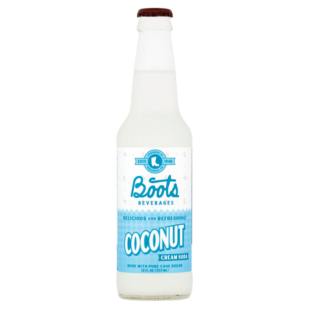 Coconut Cream Soda - 12 Pack – Boots Beverages